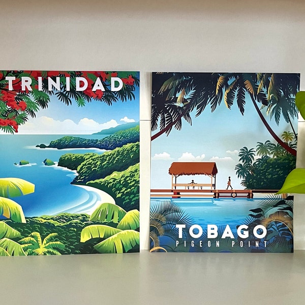 Caribbean Poster, Virgin Islands Poster, Tropical Print, Caribbean ...