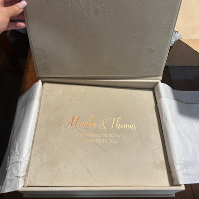 Wooden Clamshell Box Photo Album Box Luxury Keepsake Box - Etsy