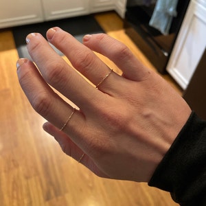 Raso Chain Ring Soft Ring Minimalist Ring Dainty Ring - Etsy