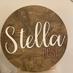 Custom Name Sign 12-36 Inch Child or Baby Name - Etsy