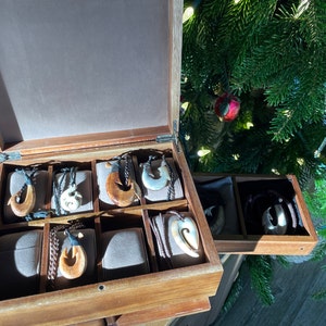 Personalized Watch Box for Men, 8 Divider Slots Engraved Wooden Jewelry ...