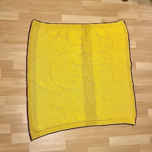 PDF Knitting Pattern DUMBO Blanket in Relief, Easy to Knit - Etsy