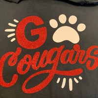 Go Cougars SVG School Sports Team SVG Football Mom SVG - Etsy
