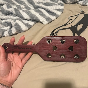 Wood Spanking Paddle Attitude Adjustment With Instructions - Etsy
