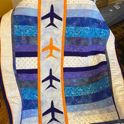 Airplane Paper Pieced Quilt Pattern in PDF - Etsy