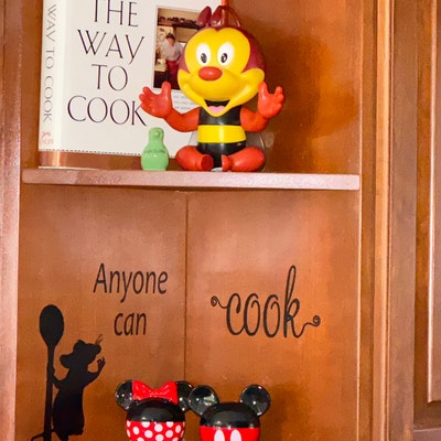 Disney Wall Decal, Disney Home Decor, Ratatouille, Anyone Can Cook ...