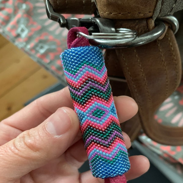 Broncos Hand Beaded Keychain - Etsy