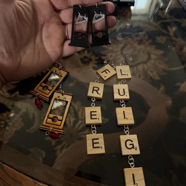 Goat Earrings: Laser Cut Acrylic Goats, Baby Goats, Kids, Farm, Animals ...