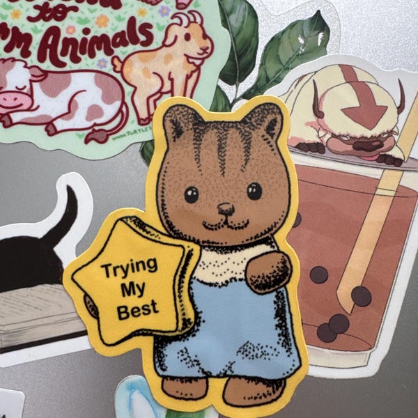 Dog With Headphones Sticker - Etsy