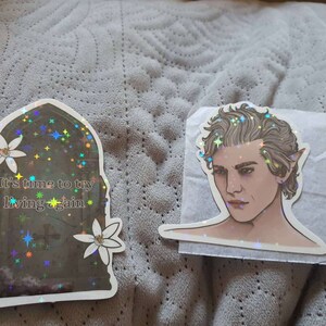 Lucifer Hazbin Hotel Handmade Stickers Die Cut Sparkle Laminate ...