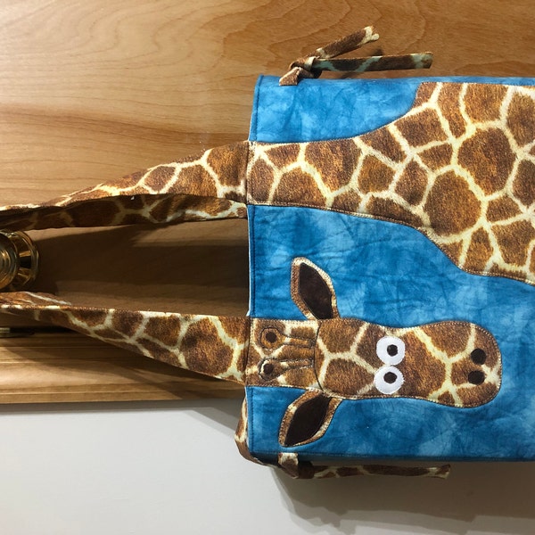 Giraffe Tote PATTERN Instructions. Great Purse or Tote for a Child or ...