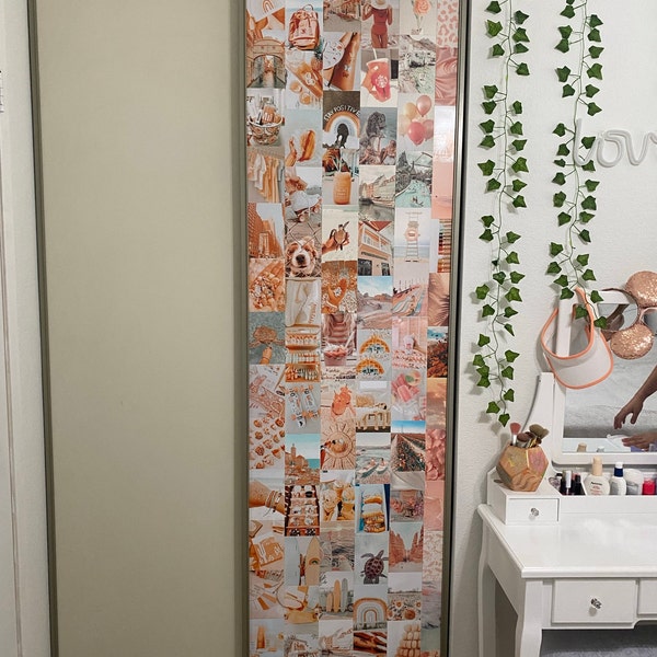 Boho Beige Trendy Aesthetic Wall Collage Kit - Digital Download - 70pcs ...