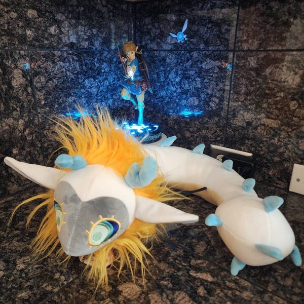 The Legend of Zelda Light Dragon Plush Neck Pillow, Tears of the ...