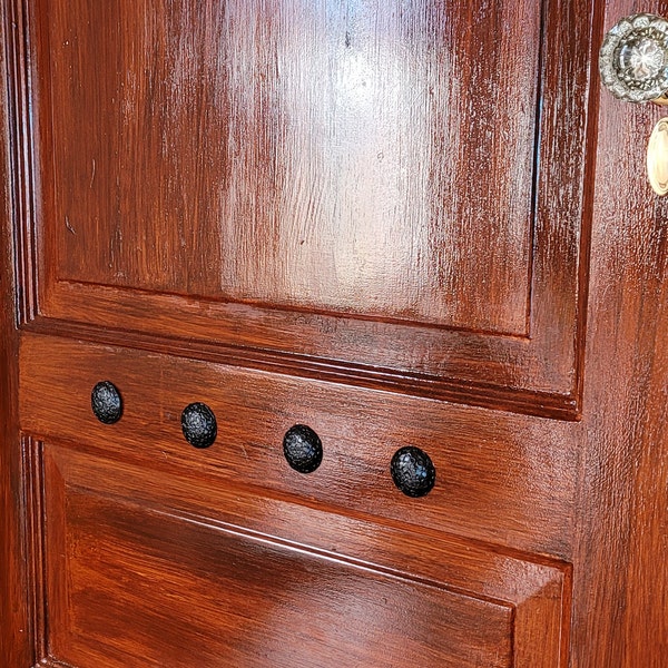 12" Forged Iron Decorative Handle Pull Grab Bar for Barn Doors ...