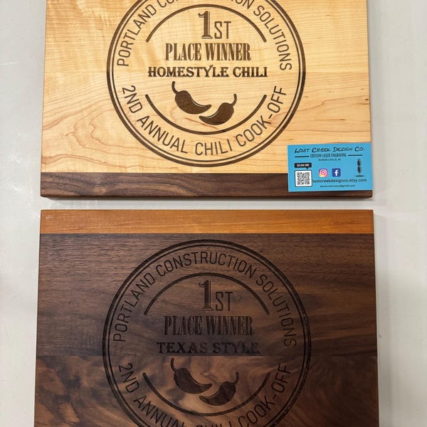 Chili Cookoff Award, Food Competition Prize, Personalized Winners ...