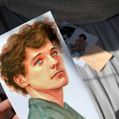 Louis Tomlinson Watercolor Print - Etsy