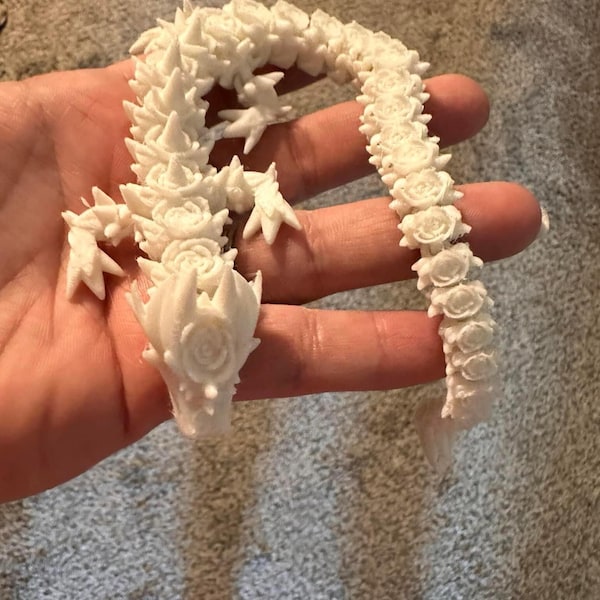 Rose Dragon, Cinderwing3d, STL File for 3D Printing, STL Print Files ...