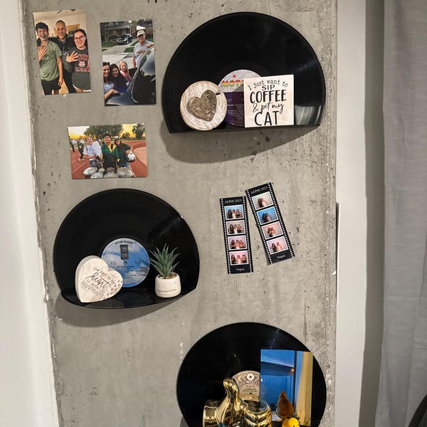 CUSTOM Vinyl Record 3 Tier Cupcake Stand. Cookie Stand. Pastry Stand ...