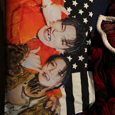 Ateez Hongjoong Magazine FULL SIZE Lesbian Flag, Ateez Members Kpop ...