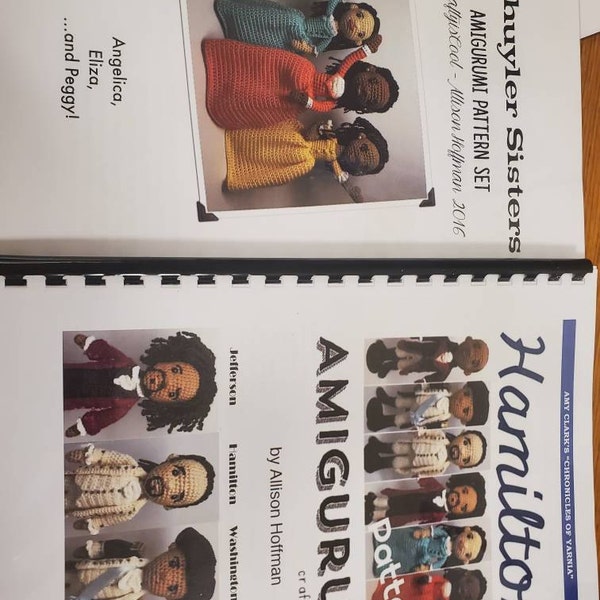 PATTERN Pdfs Hamilton Amigurumi Crochet Doll Crochet Dolls Pattern Set ...