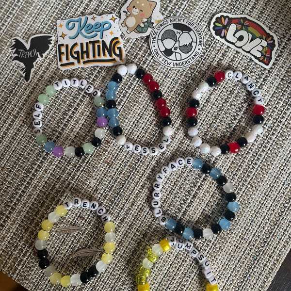 5pk TØP ALBUM Bracelets - Etsy
