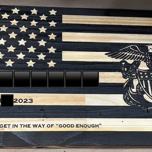 Round Custom Wood Plaque Military Plaque Solid Wood - Etsy