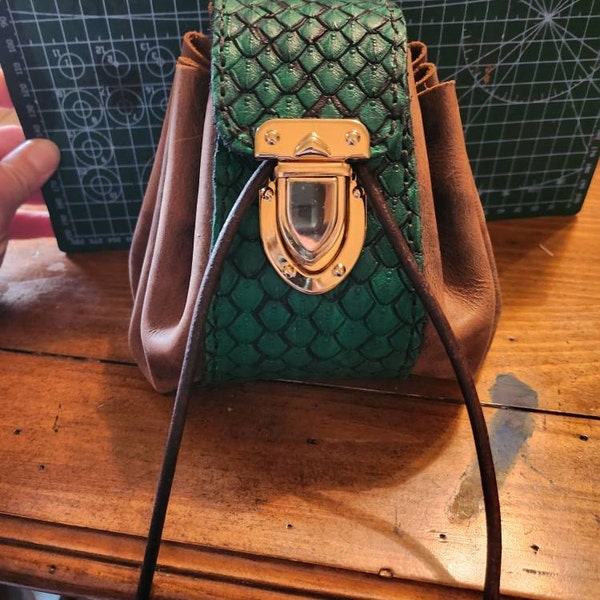 The Ultimate Drawstring Pouch Pattern / PDF Leather Pattern Plus Video ...