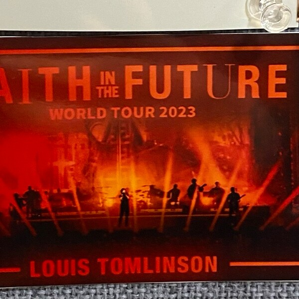 Custom FITF Tour Printable Ticket - Louis Tomlinson Faith in the Future ...