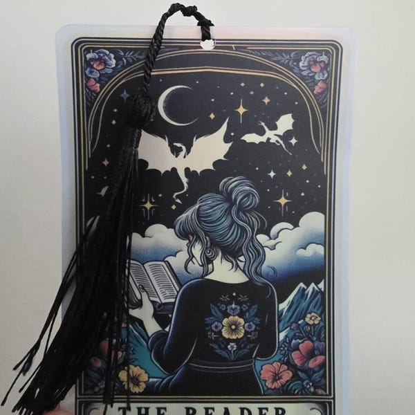 The Reader Card Bookmark, Trigger Warrings, Holographic Bookmark ...