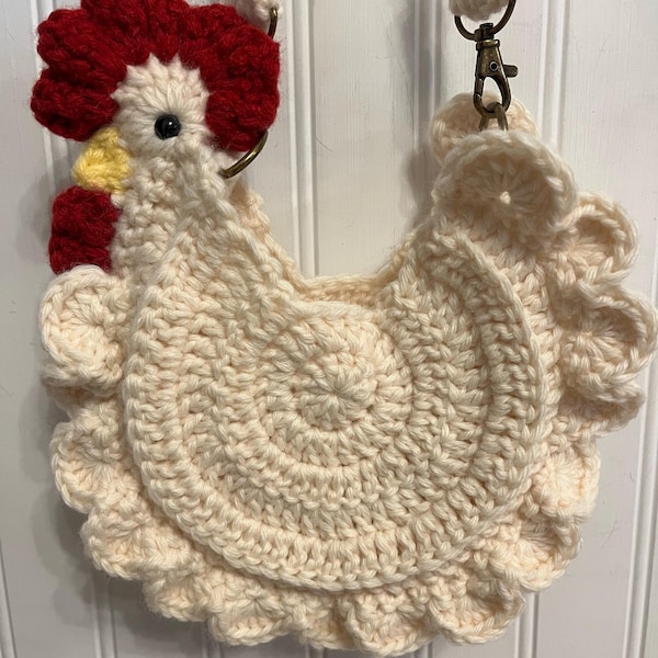 Crochet Chicken Bag Pattern Only U.S Terms - Etsy