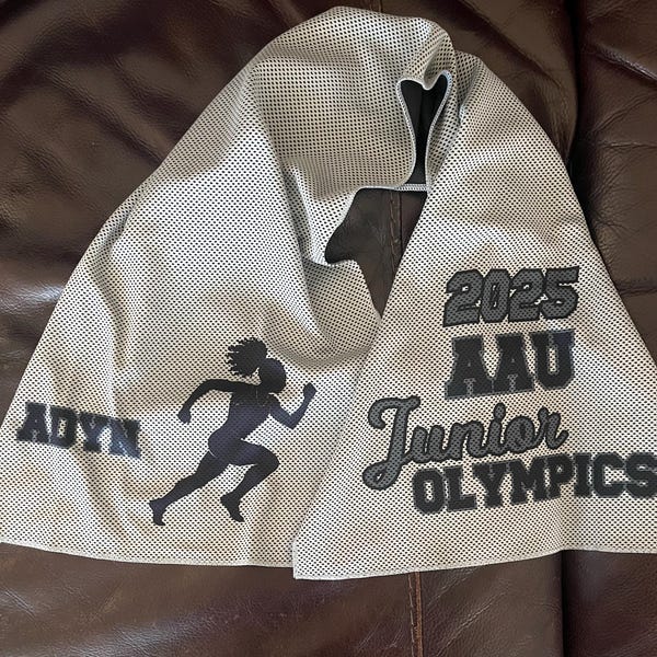 Personalized Cooling Sports Towel Baseball Team Custom Order Wet Rag ...