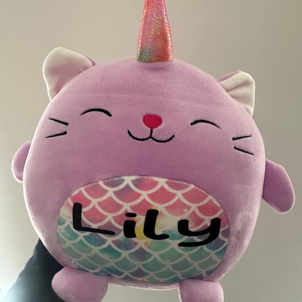 Personalised Squish Plush Toy / Plush Bunny / Squishy / Stuffed Animal ...