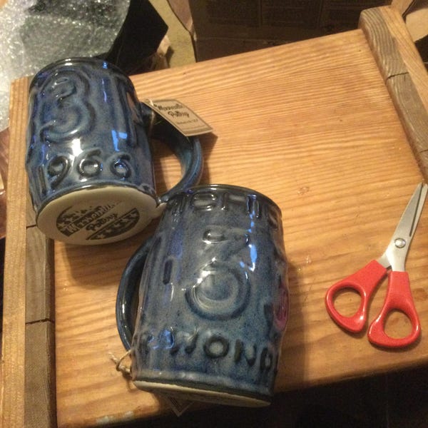 Alabama, License Plate Mug, Unique Pottery, Coffee Mug, Ceramic Mug ...