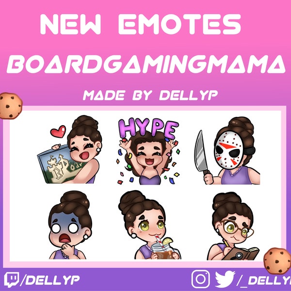 Cute Custom Emotes for Streams /chibi Emotes for Streamers/ Youtube ...