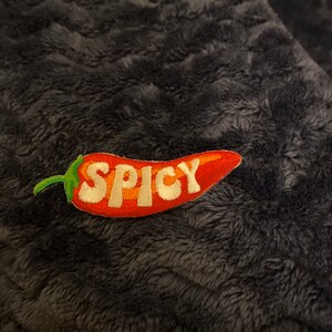 Spicy Pepper Patch Embroidered Patches for Jackets - Etsy