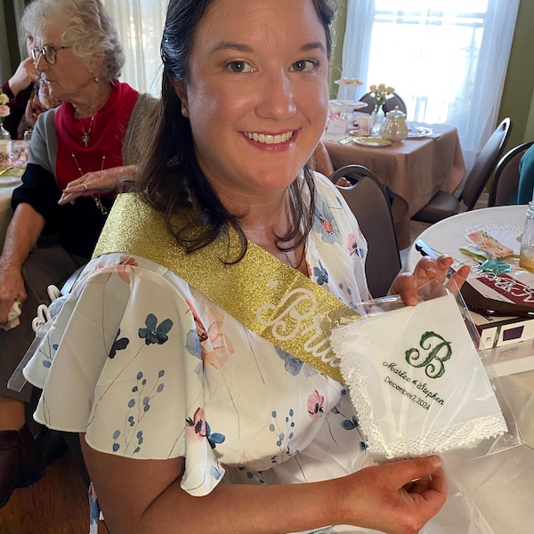 Table Runner Monogrammed, Customized, Linen - Etsy