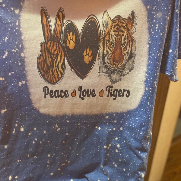 Peace Love Tigers Png Sublimation Design, Peace Love Tigers Png, Peace ...