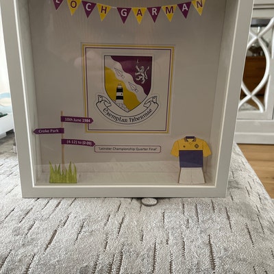 Gaelic Football Personalised Art GAA Fan Framed Gift, Custom County or ...