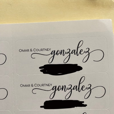 Return Address Labels, Calligraphy Address Labels, Fancy Return Address ...