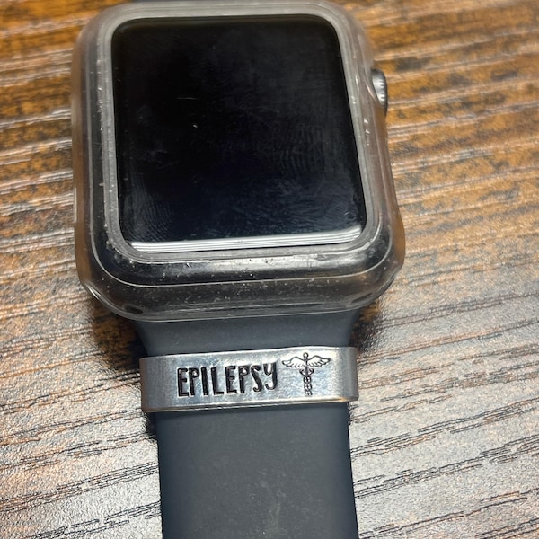 Epilepsy Charm for Smart Watch Band, Medical Alert Watch Charm, Watch ...