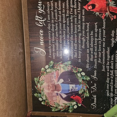 Memorial Canvas God's Garden Poem Canvas, God Took You Home Canvas ...