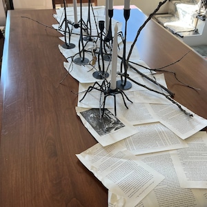 Literary Wedding Table Runnerbook Themed Occasionclassic Novel ...