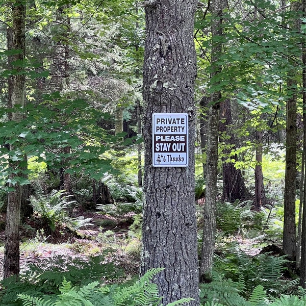 Private Property - Please Stay Out Sign Aluminum 12" X 18" #146728 - Etsy