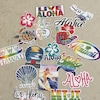 Surf Sticker Pack Surfer Girl Roxy Quiksilver Hawaii Billabong Reef Rip ...