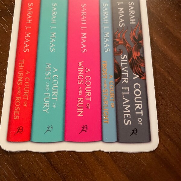 ACOTAR Book Stack Sticker - Etsy