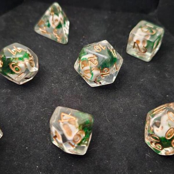 Arcane Fissure Metal Dnd Dice Set for TTRPG Games Such as Dungeons and ...