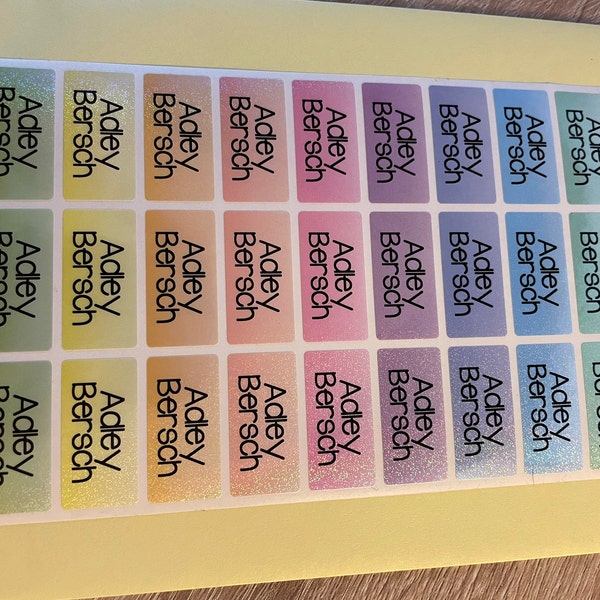 Waterproof Name Stickers Baby Label Kids Name Labels, Personalize Kids ...