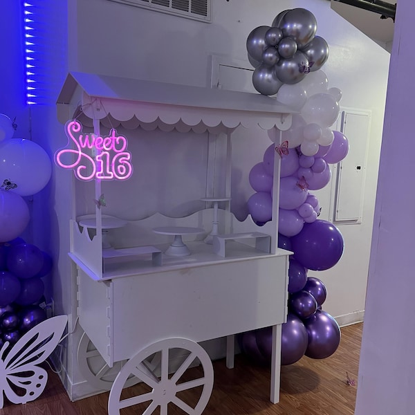 Modern Candy Cart, Birthday Decorations, Dessert Bar & Event Decor ...
