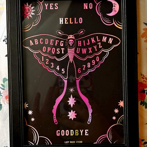 Neon Bones 8 X 10 Art Print | Graphic Pink Illustration | Punk Feminist ...