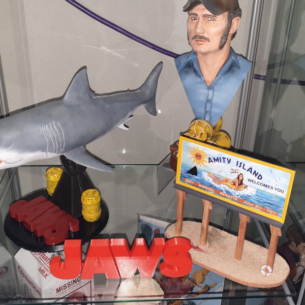 Jaws Billboard Amity Island Sign - Etsy